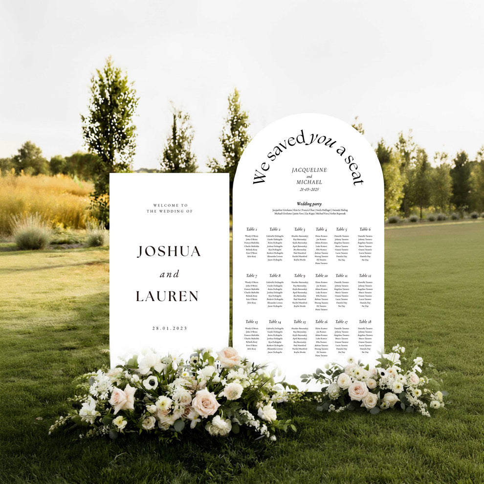 Extra Large Wedding Sign Package – OKdesign